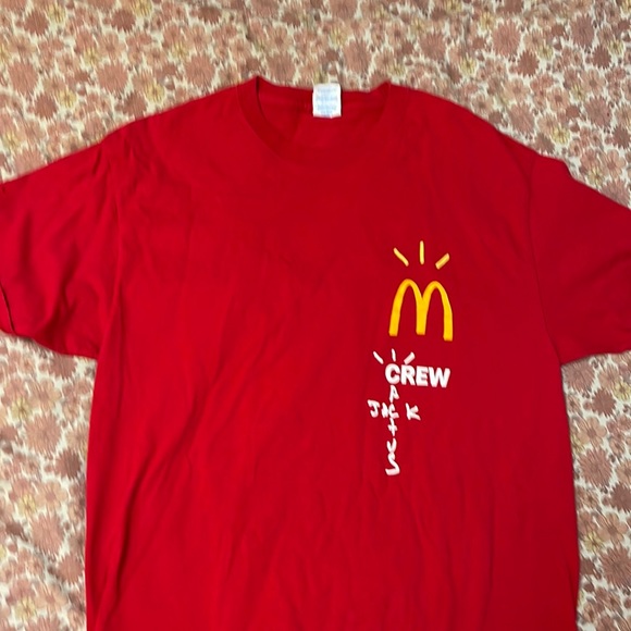 McDonald's | Shirts | Mcdonalds Cactus Jack Crew Tshirt | Poshmark